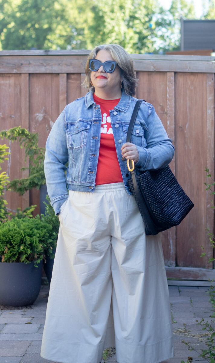 Two ways to wear wide leg culottes ⋆ chic everywhere