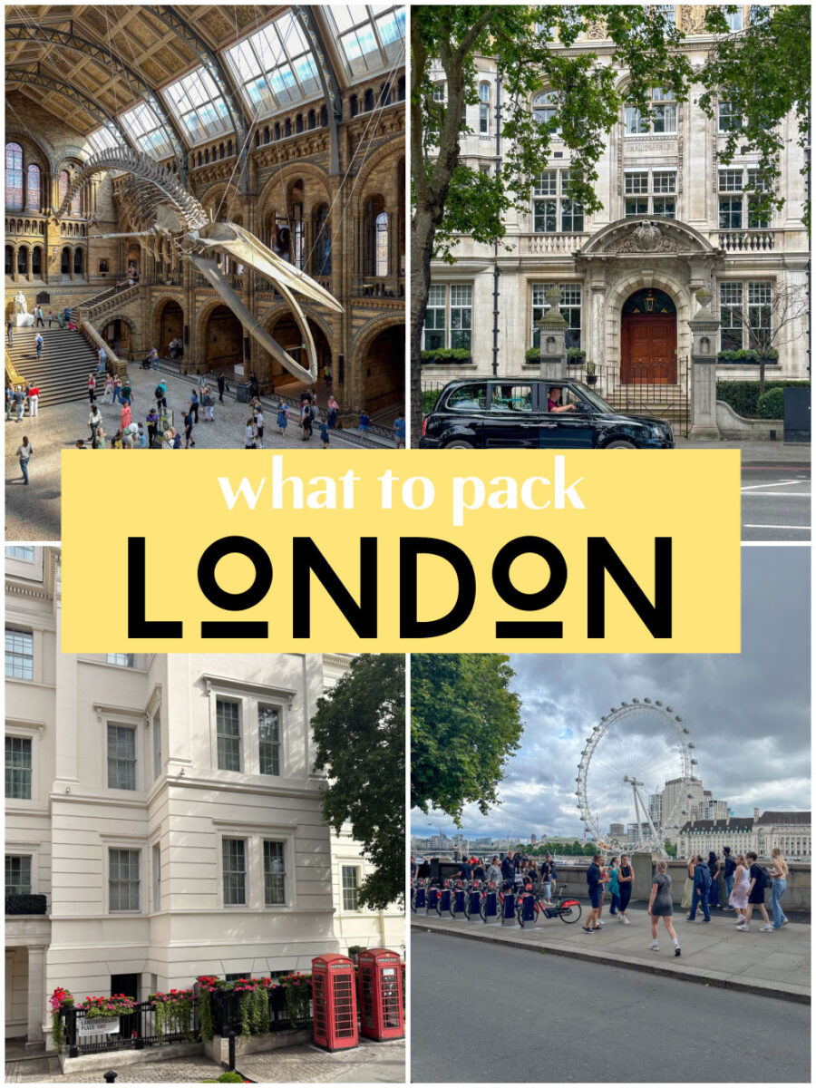 What to pack for London in Early Summer ⋆ chic everywhere